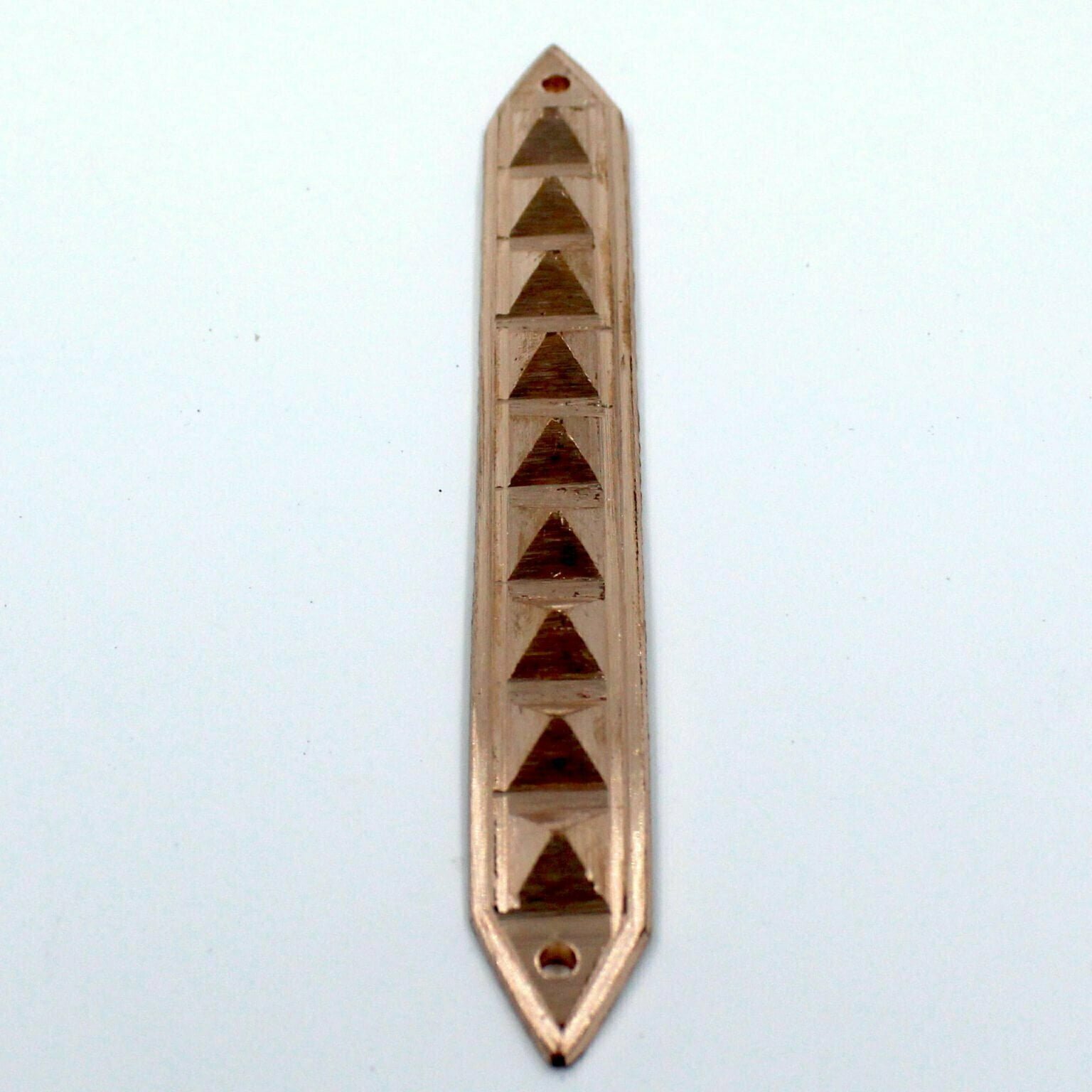 Vastu Copper Pyramid Strip Divider 7" | Shastrafy