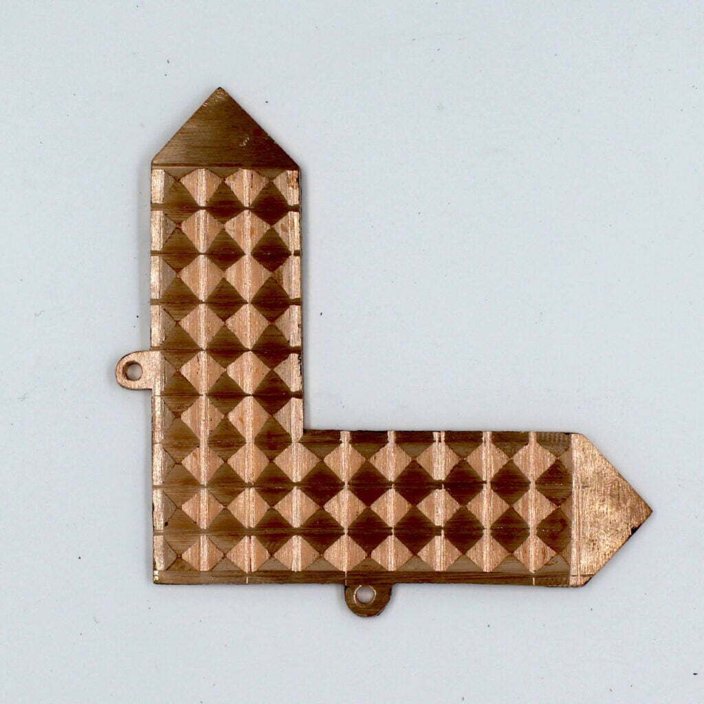 Buy Copper Corner Angle Pyramid Vastu Correction